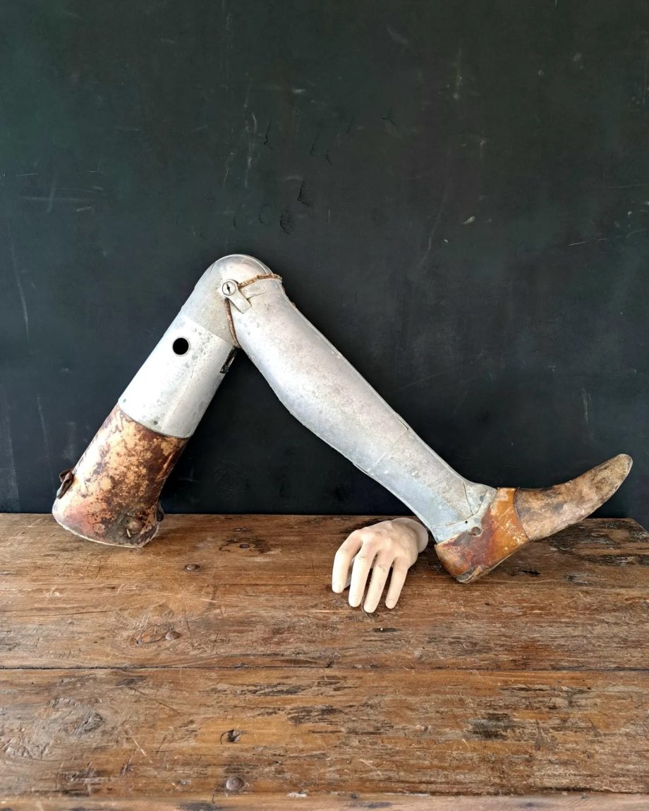 Early 20th Century Prosthetic Leg – Norfolk Vintiques